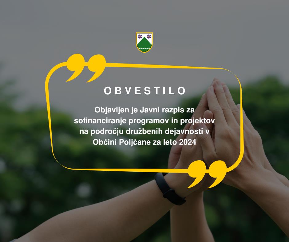 Javni razpis za sofinanciranje programov in projektov na področju ...